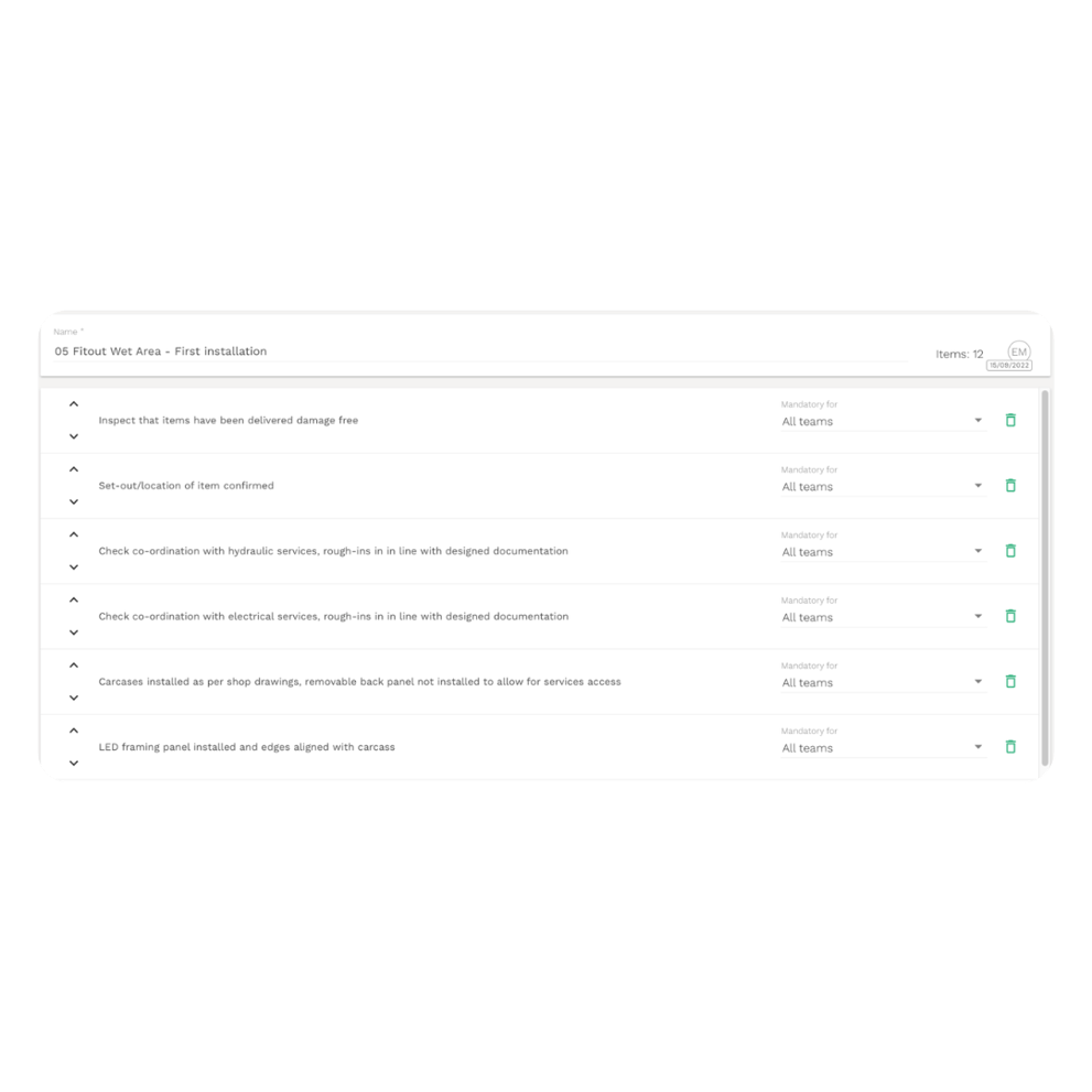 QA Checklists - Digitalise Construction Quality Workflows | Sablono